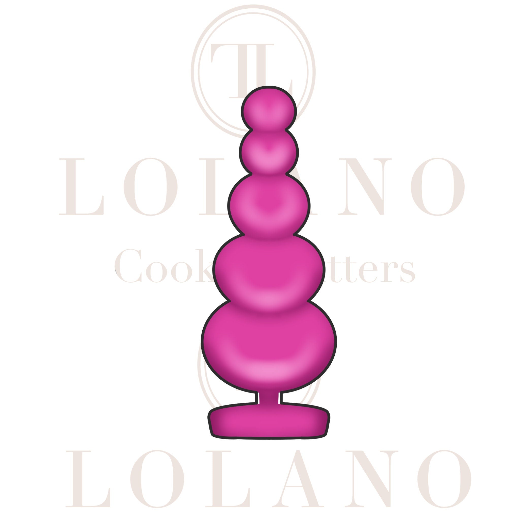 Sex Toy Cookie Cutters Collection 01 Lolano Cookie Cutters